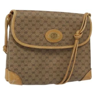 Gucci Pre-owned Cuir sacs-gucci - Femme - Pre-owned - Beige - Taille: ONE Size