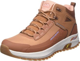 Skechers Damen Arch FIT Discover Kalt gef&uuml;ttert Langschaft Stiefel & Stiefeletten, Tonleder Hot Melt Mesh Pink Trim, 36 EU