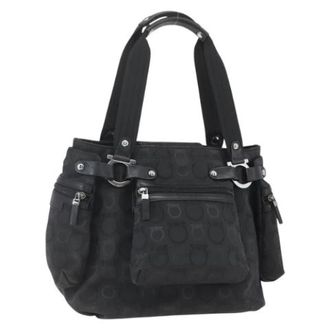 Ferragamo Pre-owned Nylon Schultertasche - - Pre-owned - Damen - Schwarzk - ONE SIZE