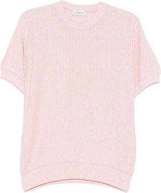 PIACENZA 1733 Pull Col Rond - Rose Clair