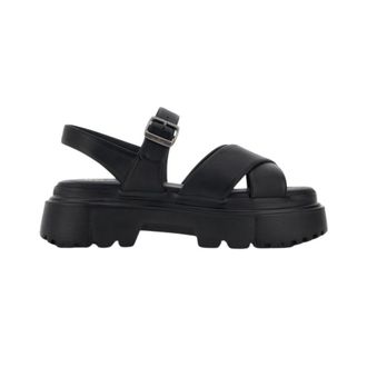 Hogan Femme, Chaussures, Noir, Taille: 39 EU Sandales Plateformes