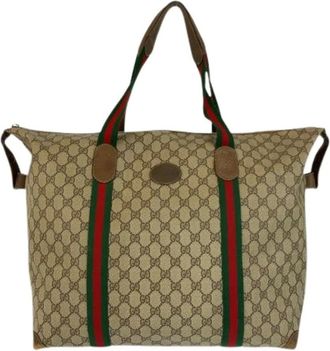 Gucci unisex, Pre-owned, Beige, Taille: ONE Size Sac fourre-tout GG Supreme Pre-owned