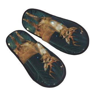 Generic Fourrure Pantoufles Daim Doux Pantoufles De Voyage Unisexe Maison Slippers Pour Homme Camping Chambre M