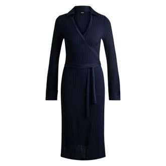 HUGO BOSS Damen, Kleider, Blau, LGr&ouml;&szlig;e