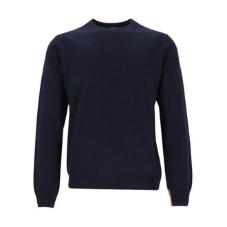 Paul Smith Kaschmir Pullover mit Rundhalsausschnitt - - Knitwear - Herren - Blau - XL