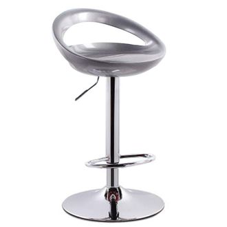 Generic Barhocker, moderner, h&ouml;henverstellbarer Barhocker mit drehbarer R&uuml;ckenlehne (60-80 cm