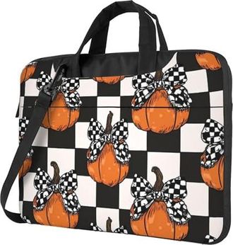 Generic Housse de protection antichoc pour ordinateur portable de 15,6 avec bandouli&egrave;re - Motif &agrave; carreaux de buffle - Pour homme et femme, multicolore, 15.6 