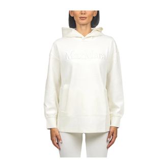 Max Mara Femme, Sweatshirts et sweats &agrave; capuche, Blanc, Taille: 40 FR Over SweaT-shirt