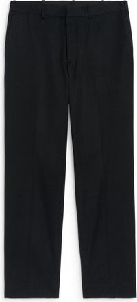 Arket Hose Aus Wolle Und Baumwolle -Schwarz