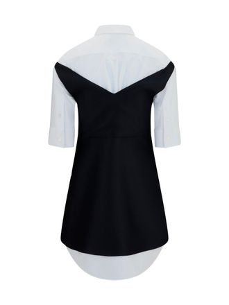 Balenciaga Womens Shirt Dress Hybrid Black