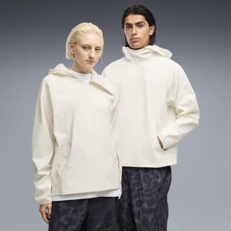 Puma CLRT Relaxed Trainingsjacke mit asymmetrischem Rei&szlig;verschluss Unisex, Kleidung, Grau, XXL