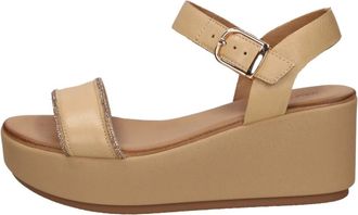 Inuovo Inuovo, Femme, Chaussures, Brun, Taille: 36 EU Sandali Zeppa