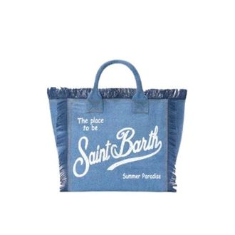 MC2 Saint Barth Femme, Sacs, Bleu, Taille: ONE Size Vanity Tote Bag
