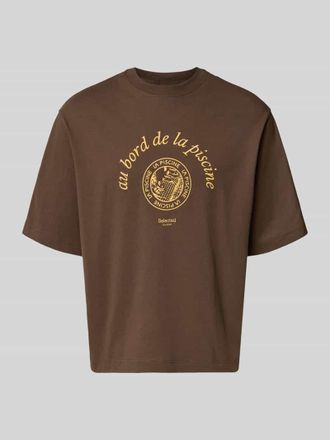 Selected Relaxed Fit T-Shirt aus reiner Baumwolle Modell BOXYNORMAN GRAPHIC