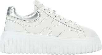 Hogan Low-Top Sneaker - Contemporary White H-Stripes H Sneakers - Gr. 37,5 (EU) - in Wei&szlig; - f&uuml;r Damen