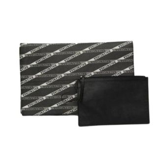 Balenciaga Sac clutch Pre-owned Logo print 544310 - Femme - Pre-owned - Noir - Taille: ONE Size