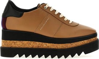 Stella McCartney Sneak-Elyse Wedges - Gr. 38,5 (EU) - in Braun