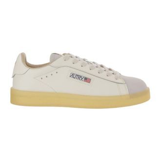 Autry Homme, Chaussures, Blanc, Taille: 42 EU Dallas Low Leather Baskets