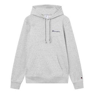 Champion Small Embroidered Logo Hoodie - - Sweatshirts & Hoodies - Herren - Grau - XS