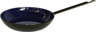 Riess 0564-025, Bauernpfanne 24, CLASSIC, SCHWARZ/BLAU, Emaille, H&ouml;he 4.3cm, 24cm Durchmesser, Bratpfanne, Induktion