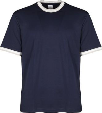 Eleventy Homme, Tops, Bleu, Taille: S T-Chemises