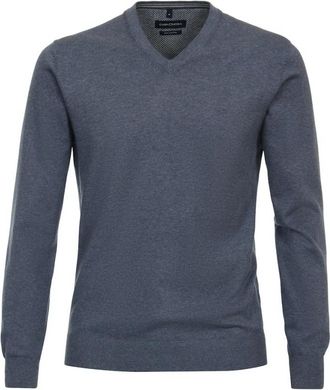 Casamoda V-Ausschnitt Strickware - - Knitwear - Herren - Blau - 2XL