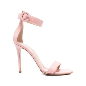 Gianvito Rossi Rosa Leder Stiletto Absatz Sandalen - - Shoes - Damen - Rosa - 40 EU