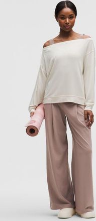 lululemon Align Palazzo-Hose Normale L&auml;nge f&uuml;r Frauen - Gr&ouml;&szlig;e 12 in Ashen Rose