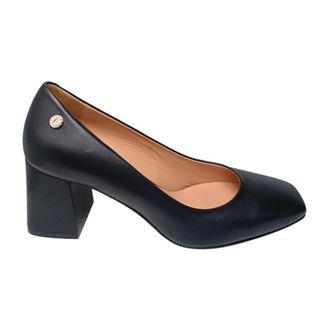 Pollini Femme, Chaussures, Noir, Taille: 41 EU escarpins en cuir nappa