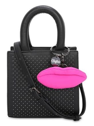 Buffalo Boxy16 Muse Black, Sac à Main Femme, Noir, Taille Unique