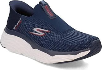 Skechers Homme Max Cushioning Slip-ins-Athletic Slip-on Running Walking Shoes with Memory Foam Baskets, Navy Textile/Synthetic, 42.5 EU