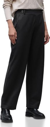 Street One Damen 3716625 Straight Leg Hose, Schwarz, 42W / 30L