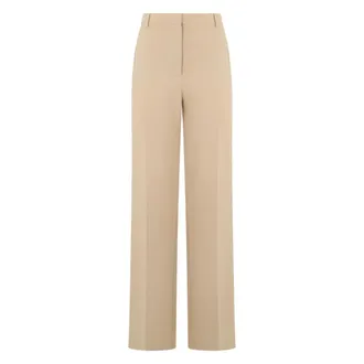 Alberta Ferretti High Waist Pants - - Trousers - Damen - Beige - L