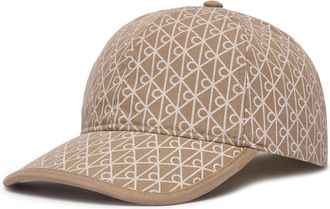 Calvin Klein Cap Calvin Klein Emblem Print W Leather Patch Cap LV04F5036G Beige
