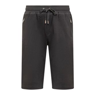 Dolce & Gabbana Homme, Shorts, Noir, Taille: 2XL Short de surv&ecirc;tement avec &eacute;tiquette logo