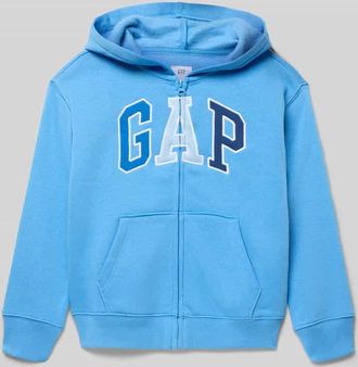 GAP Sweatjacke mit Logo und K&auml;nguru-Tasche