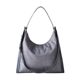 Borbonese New Orbit Schultertasche - - Bags - Damen - Grau - ONE SIZE