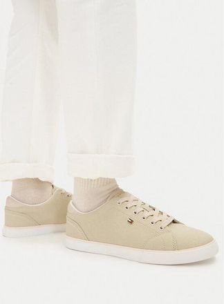 Tommy Hilfiger Sneakers Th Low Profile Vulc Canvas FW0FW09102 Beige