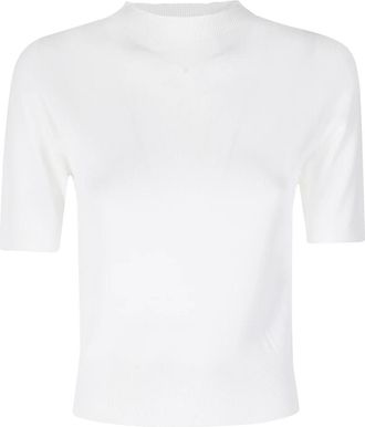 SOLOTRE Femme, Tops, Blanc, Taille: 44 FR Pull fin