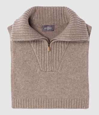 Eric Bompard Plastron Col Camionneur Cachemire Millet