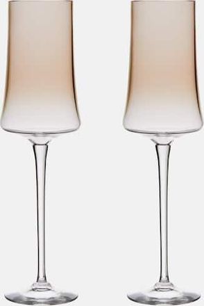 Brunello Cucinelli Set aus zwei Champagnerflöten