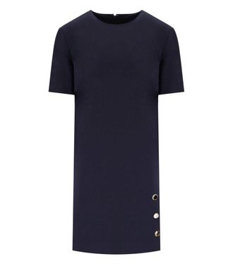 Twin-Set ROBE AVEC BOUTONS BIJOUX BLEUE TWINSET