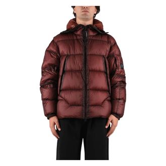 C.P. Company DD Shell Explorer Lens Medium Daunenjacke - - Jackets - Herren - Rot - 2XL