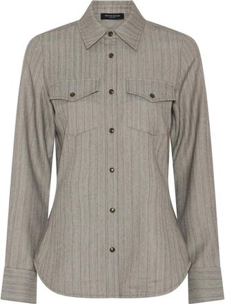 Bruuns Bazaar Femme, Blouses et Chemises, Brun, Taille: 44 FR BoxelderBBFuju Shirt