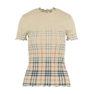 Burberry Letty D&eacute;grad&eacute; T-Shirt - - Tops - Damen - Beige - S