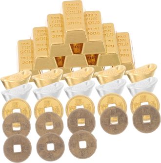 Garneck 60 Stück Teiliges Miniatur aus Realistische Feng Shui Modelle für Haus und Basteldekoration Langlebig und Detailreich Gestaltet für DIY Wohnaccessoire