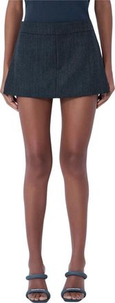 Alexander Wang Femme, Jupes, Noir, Taille: 38 FR Mini-jupe Tailleur