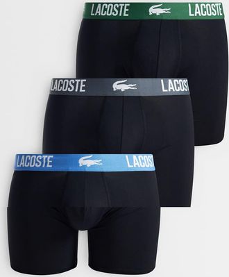 Lacoste Lot de 3 boxers - Noir