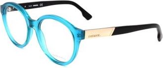 Diesel Montures de lunettes rectangulaires DL5091 51093 51 Turquoise