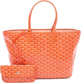 Goyard 2020s Saint Louis PM Tote Bag - Orange